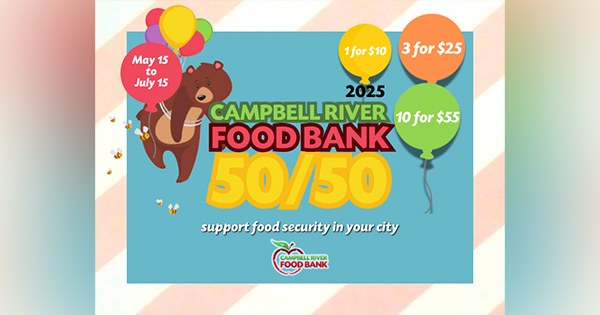 Order tickets for the Campbell River Food Bank 50/50 Raffle (Spring ...
